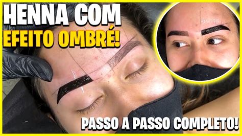 Aplicação De Henna Efeito Ombré HENNA OMBRÉ Passo a Passo