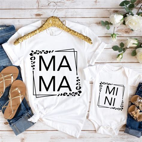 Mama Mini Svg Mommy And Me SVG Leopard Svg Mama And Mini Svg Digital