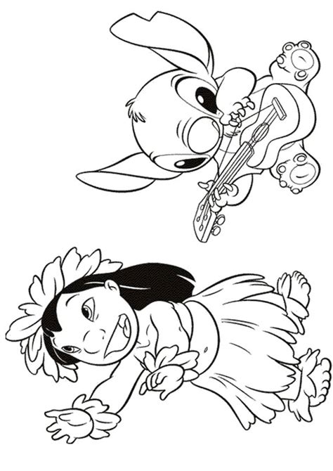 Kolorowanki Lilo I Stitch SL
