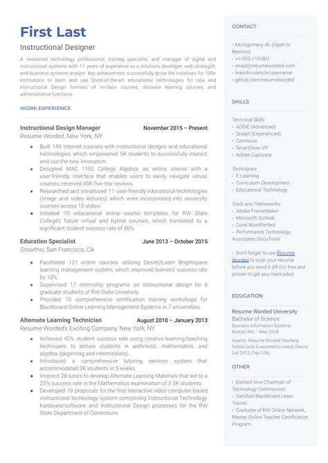 Machine Learning Cv Examples For Resume Worded