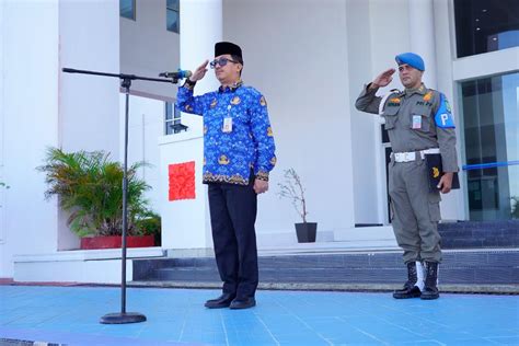 Pasca Idul Fitri 1445 H Sekda Natuna Pimpin Apel 17 Hari Bulan April