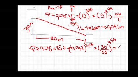 Calculo del Caudal en Tubería YouTube