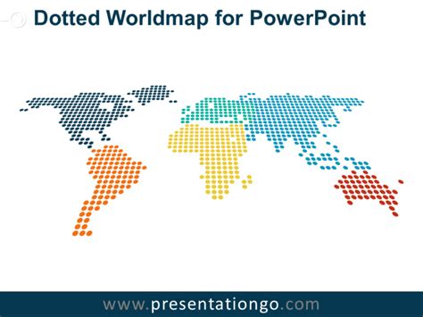 Editable World Map Powerpoint Template