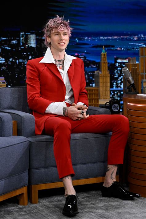 Machine Gun Kelly Embraces The Power Suit Gq