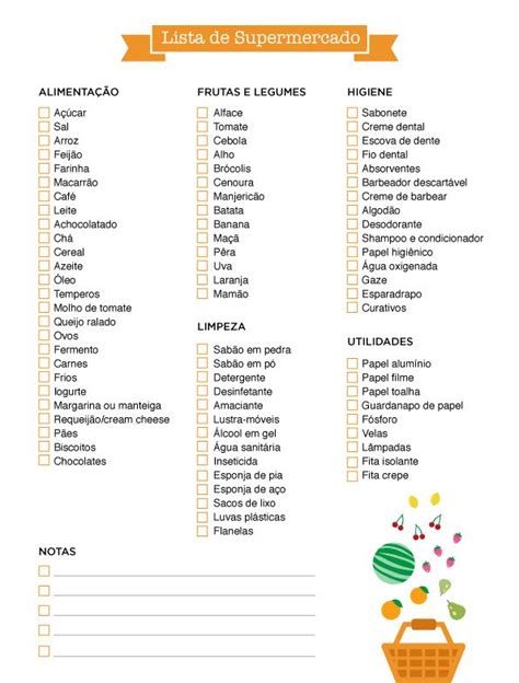 Como Fazer Uma Lista De Compras De Supermercado Descubra O Universo Do