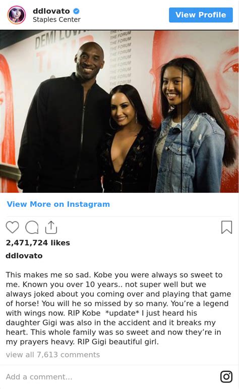30 Heartbroken Celebrities Share Emotional Posts On Kobe Bryants
