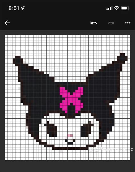 Excision Kuromi Dibujitos Sencillos Punto De Cruz De Marvel Lindos