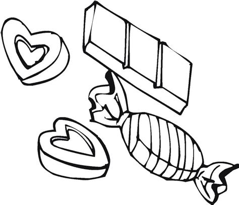 Coloriage Bonbons de Noël télécharger et imprimer gratuit sur