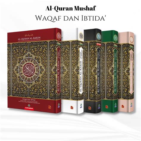 Al Quran Karya Bestari Mushaf Waqaf Ibtida Saiz A4 NEW Resam