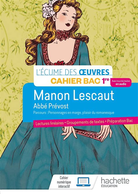 Buy Français 1re Oeuvre intégrale Manon Lescaut Cahier élève Ed