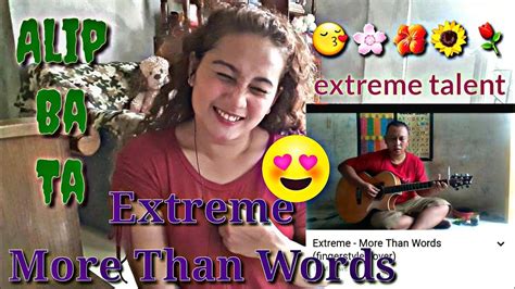 Alip Ba Ta Extreme More Than Words Reaction Vid Collaborasi YouTube