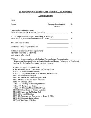 Fillable Online Slu Advising Form With Revisions Slu Fax Email Print