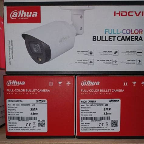 Dahua Bullet Camera 2MP Full Color Starlight HDCVI Outdoor Camera DH