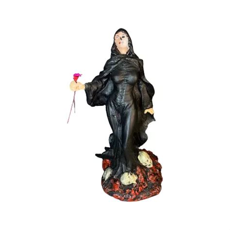 Estátua Imagem Pomba Gira Rosa Caveira Realista Parcelamento sem juros