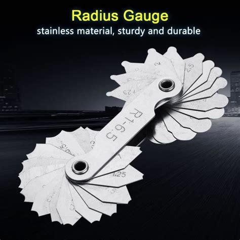 SALALIS Jauge De Rayon Jauge De Filet De Rayon En Acier Inoxydable