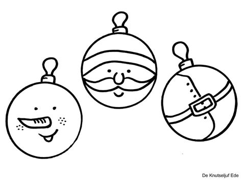 Kerstbal Maken Kleurplaat Anna Ly Kleurplaten