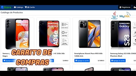 Como Crear Un Carrito De Compras En Java Web Con Mysql Tutorial