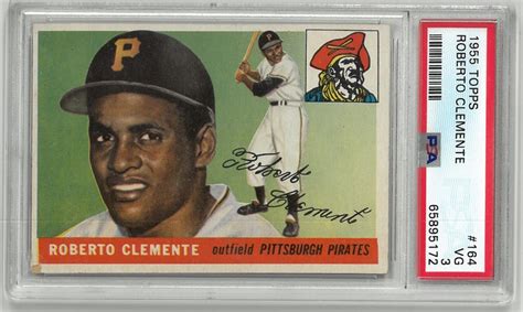 Lot Detail Roberto Clemente PSA 3 1955 Topps Rookie Card