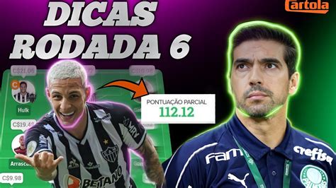 390 PONTOS TOTAL DICAS RODADA 6 CARTOLA FC 2022 PALPITES Net