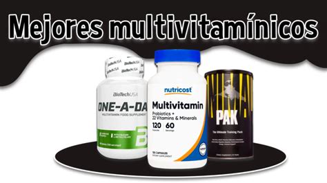 Clasificación de los Mejores Multivitamínicos para Gym Mejora tu