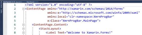 Xaml Progress Bar In Xamarin Forms
