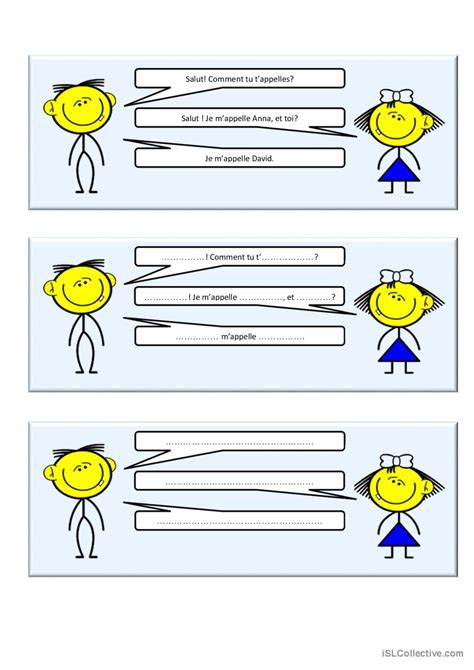 Salutations Briser Glace Fran Ais Fle Fiches Pedagogiques Pdf Doc