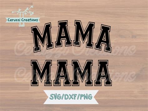 Mama Varsity SVG Mama Varsity Shirt SVG Mother S Day Svg Mama Svg Mama