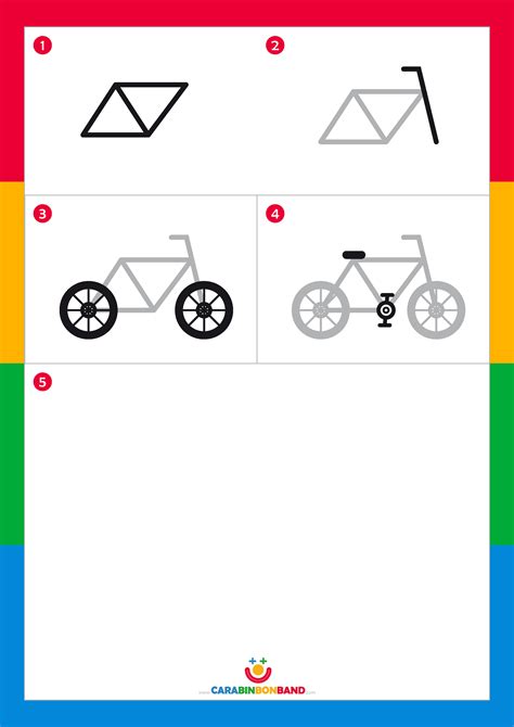 Tutoriales De Dibujo Bicicleta F Cil Para Ni Os Cara Bin Bon Band