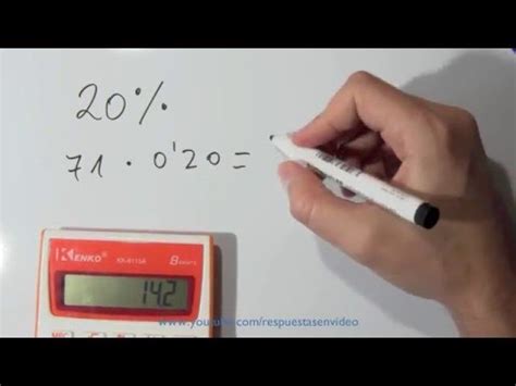 Cómo calcular el 20 por ciento Sacar Porcentajes de un número o