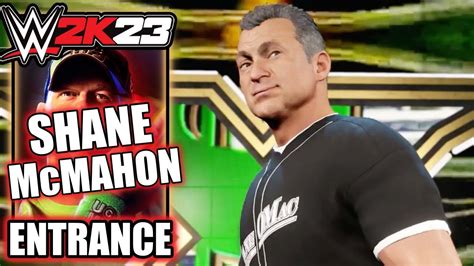 WWE 2K23 Shane McMahon Entrance Cinematic YouTube