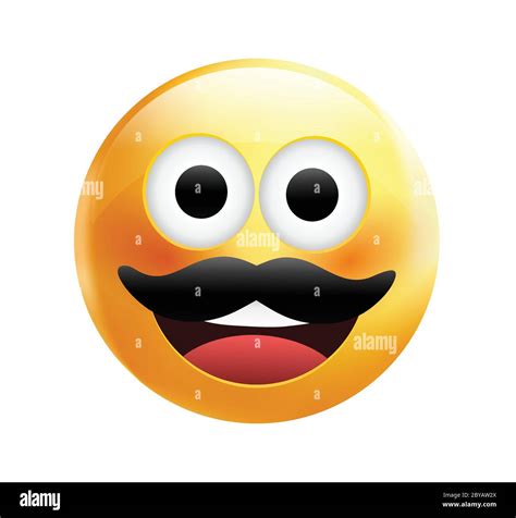 Emoticon Smiley Face White Web Stock Vektorgrafiken Kaufen Alamy