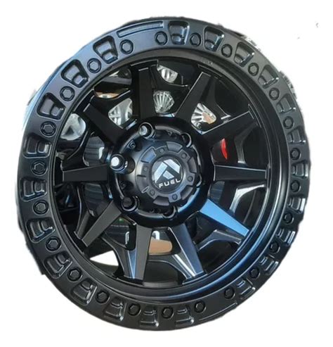 Llanta Deportiva Fuel Black R X X Hilux S Ranger Env O Gratis