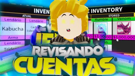 REVISANDO CUENTAS DE SUBS DE BLOX FRUITS Bloxfruits YouTube