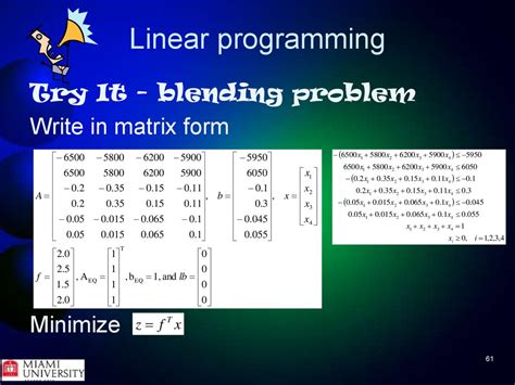 matlab linear programming презентация онлайн