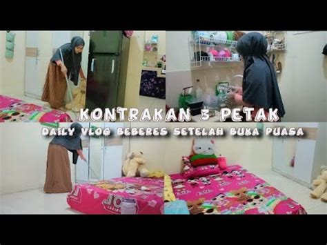 BEBERES KONTRAKAN 3 PETAK PINDAHIN LEMARI DAN KULKAS YouTube