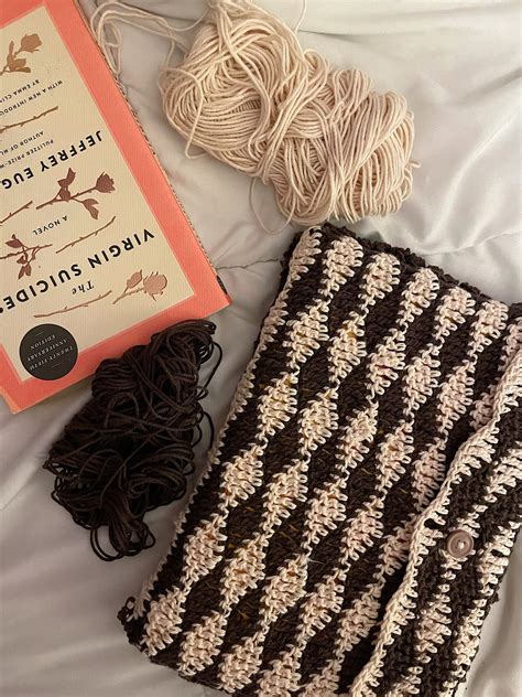 Wavy Book Sleeve Pattern Release Crochet Ribblr Community