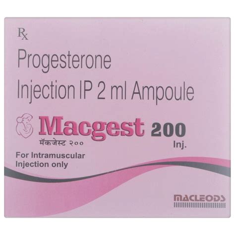 Progesterone Mitgest 200 Injection Packaging Type Vial Packaging