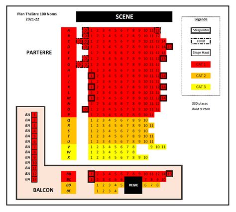 Informations pratiques Théâtre 100 Noms