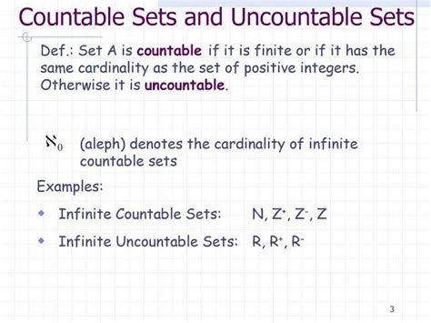 Can You Explain Countable Uncountable Sets With Examples