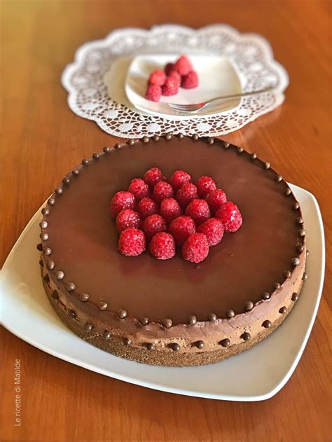 Torta Fredda Al Cioccolato E Lamponi Le Ricette Di Matilde