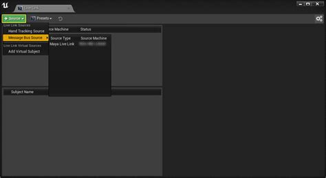 live link plugin unreal engine 4 27 documentation