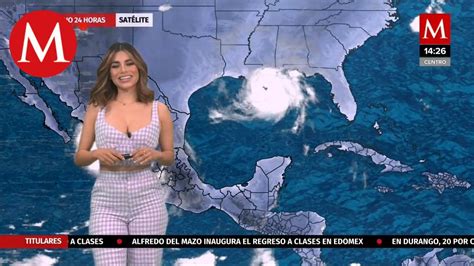 El Clima Para Hoy De Agosto Con Pamela Longoria Youtube