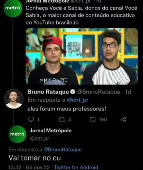 Metrá metrô Conheça Você e Sabia donos do canal Você Sabia o maior