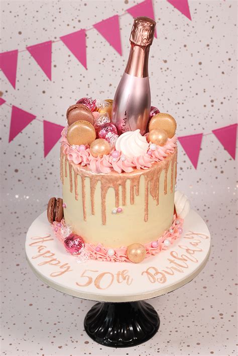 Rose Gold Prosecco Cake Cakey Goodness