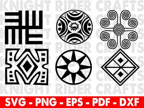 Craft Supplies Tools Clip Art Image Files Scrapbooking Adinkra Svg