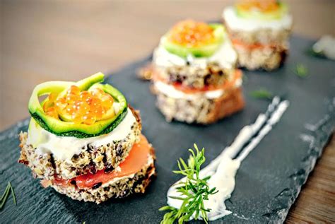 Rezept Low Carb Lachs Schnittchen Mit Kaviar Choose Your Level