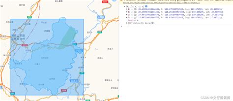 高德地图获取行政区域并且获取经纬度 高德地图获取地区bounds值 csdn博客