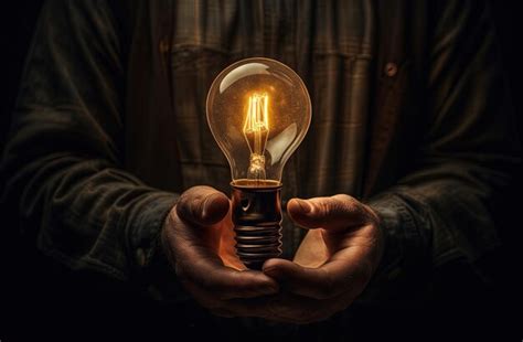 Une Ampoule Représentant Une Panne D électricité Dans La Ville Où L