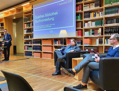Über Goethes Umgang mit Bibliotheken Stefan Höppners neues Buch Aus