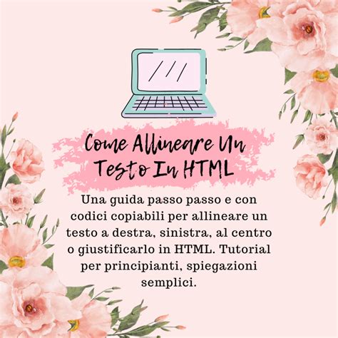 Come Allineare Un Testo In HTML Da Un Universo All Altro